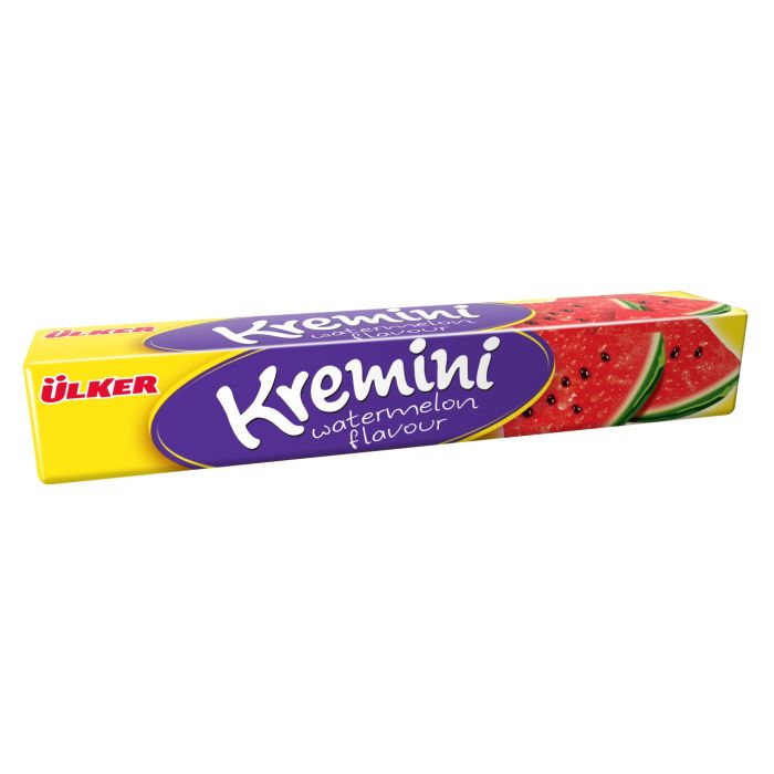 Ülker Kremini Toffee Candy Stick in Watermelon flavor
