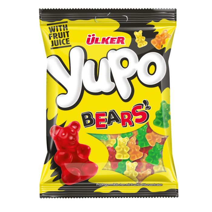Yupo Bear Gummi Candy Bag in different flavors